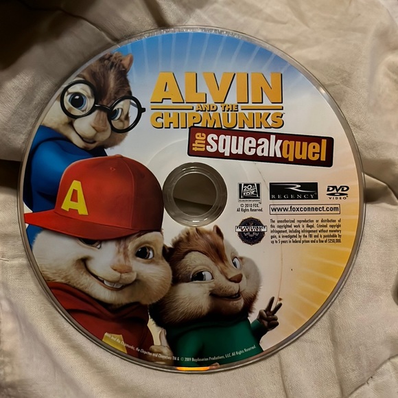 Media | Alvin The Chipmunks The Squeakquel Dvd Movie Comes In Generic ...
